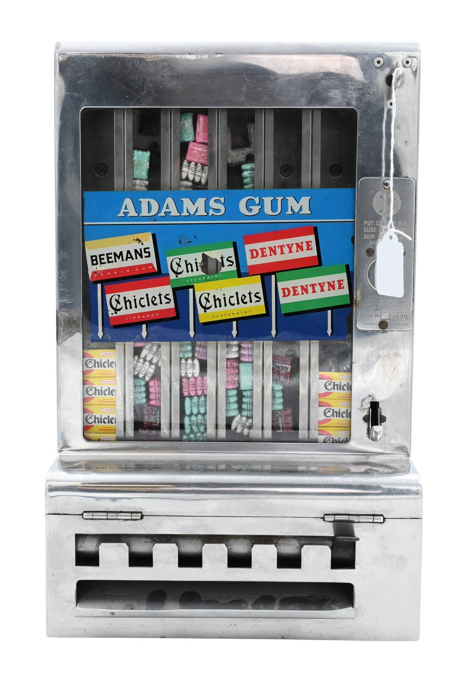 Adams Gum 1 ¢ Vending Machine Auction