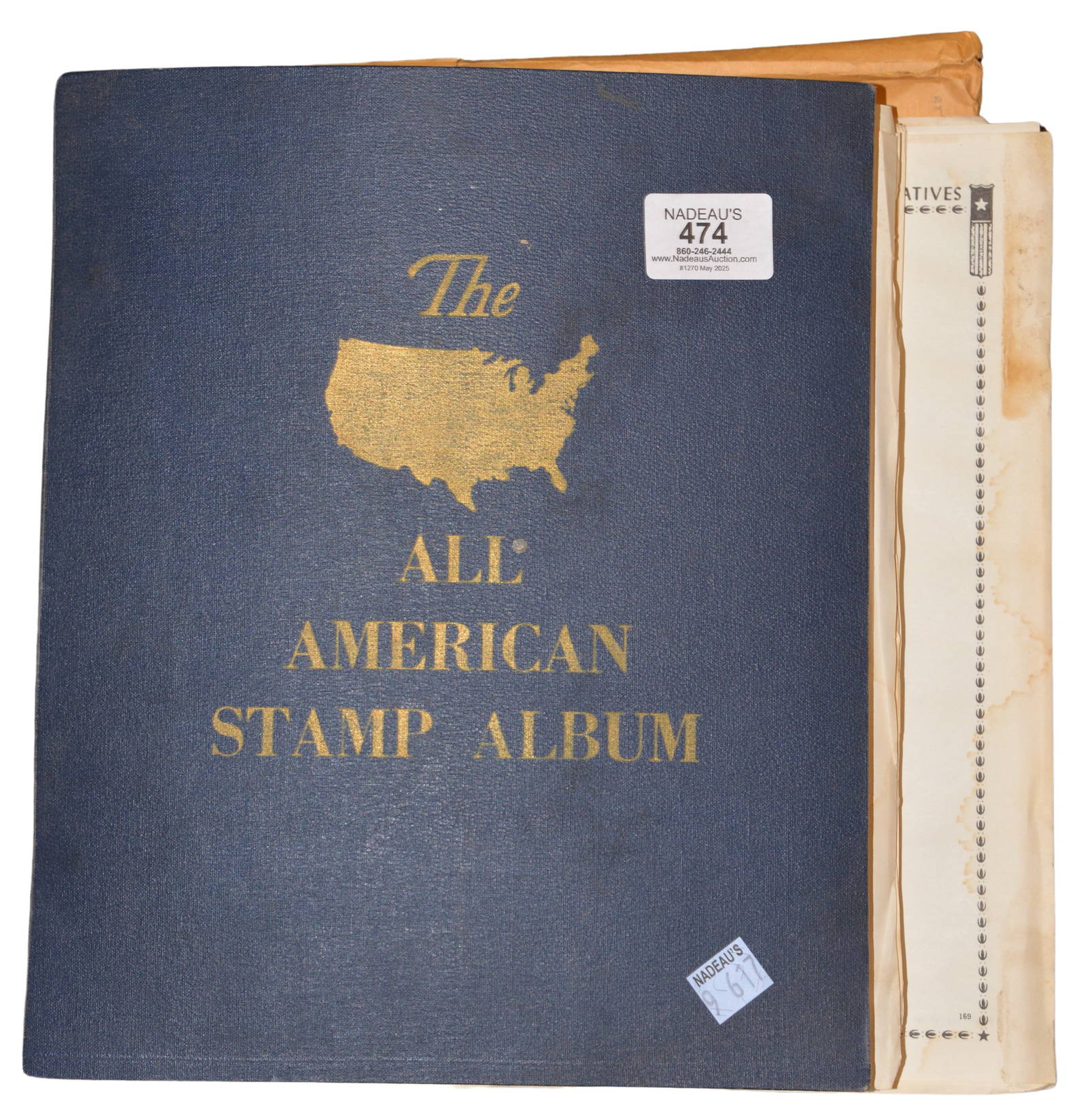 The All American Stamp Album Auction
