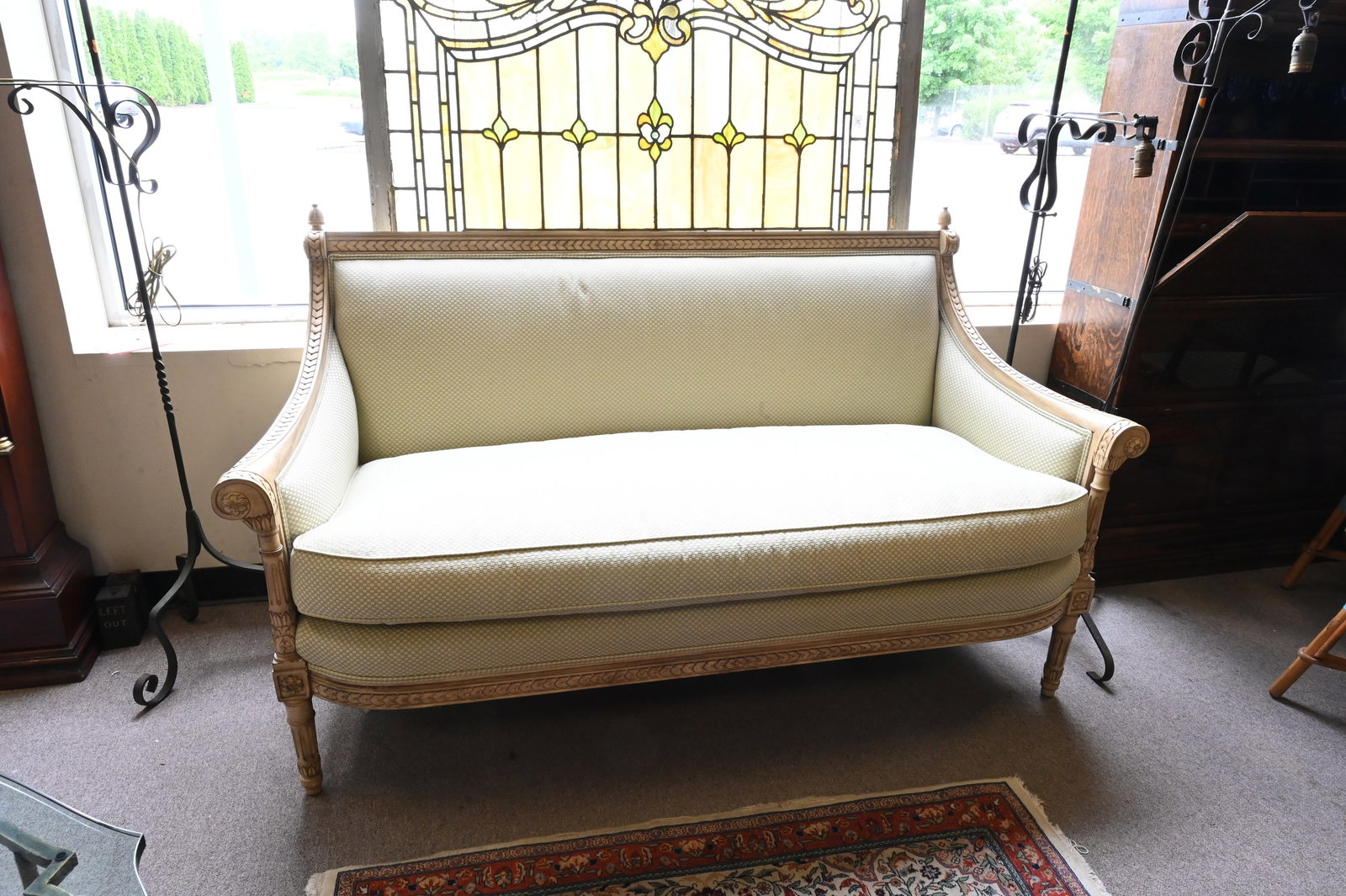 Lewis Mittman Louis Xvi Style Painted Settee Auction
