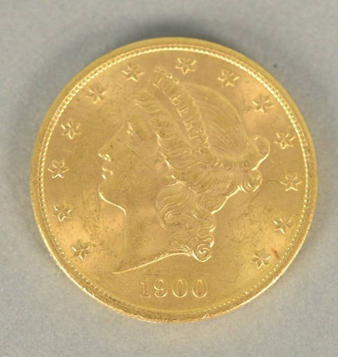 $20 Liberty Gold Coin, 1900.