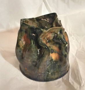 George Ohr Pottery Vessel