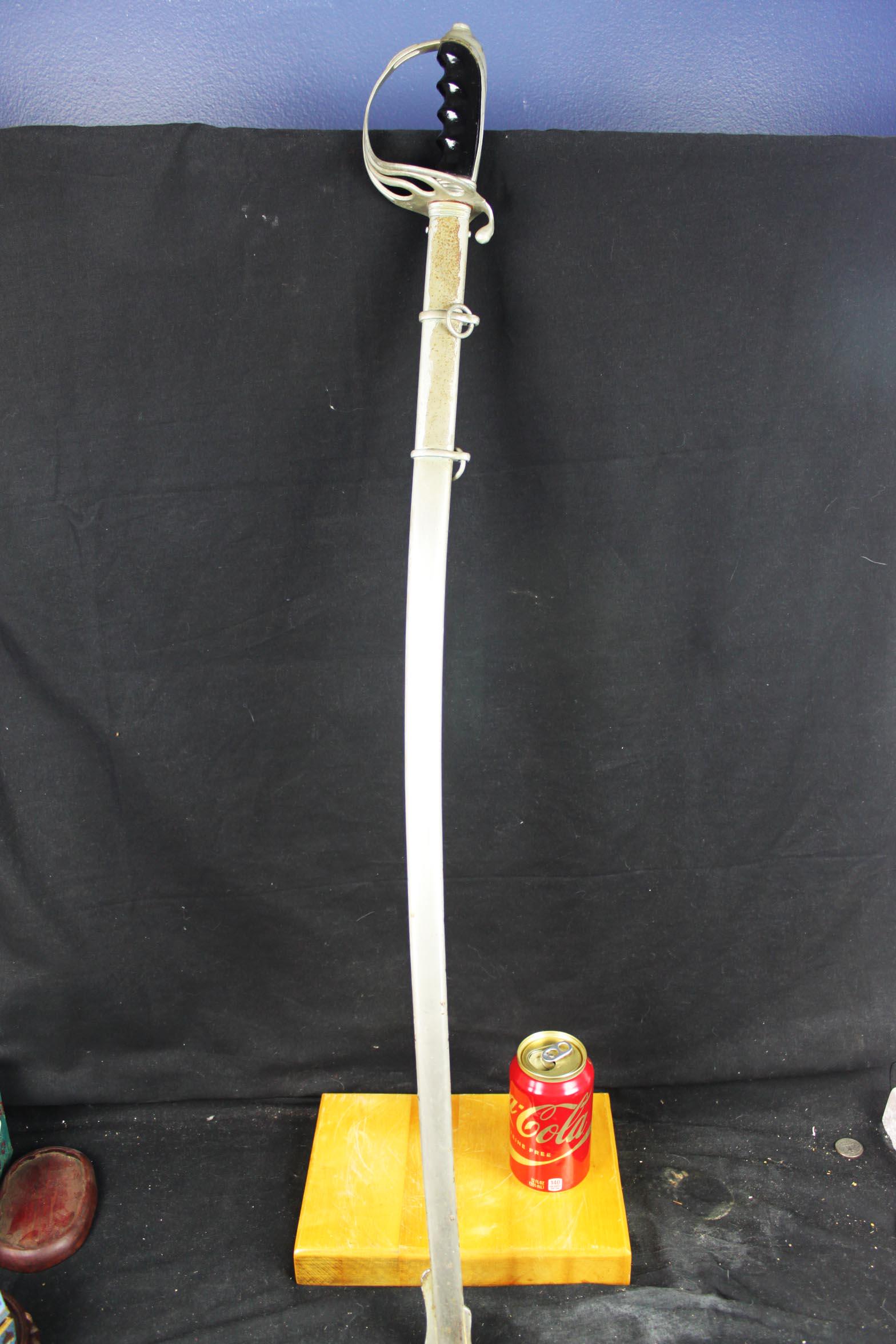 Antique U.s Civil War Sword Wrist Breaker Cavalry Saber