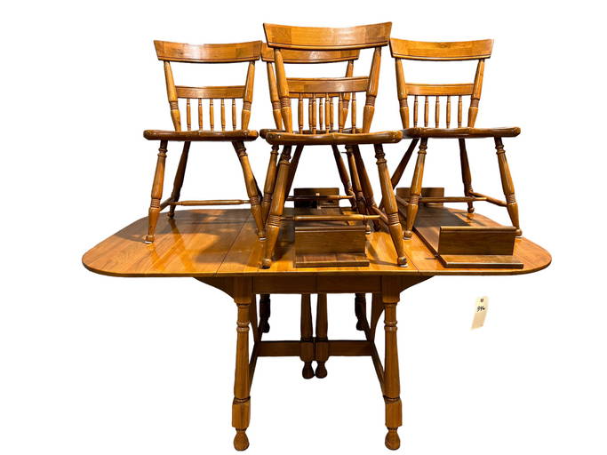 Vintage Bissman Dining Table & 4 Chairs