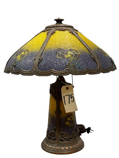 Pittsburgh Lamp Co. Reverse Painted Lamp