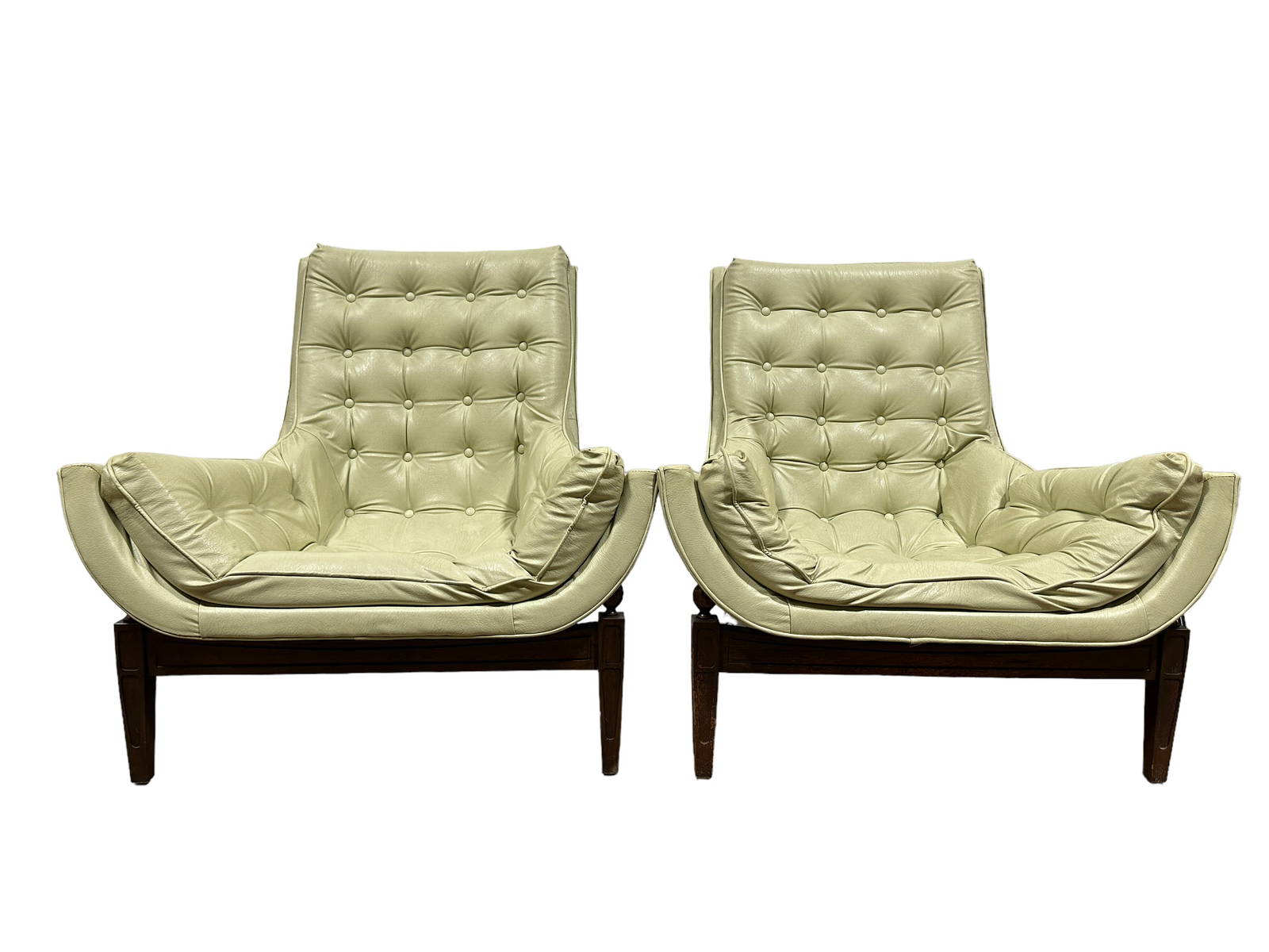 Pair Of Mcm Arden Chairs By Castro Convertibles Auction