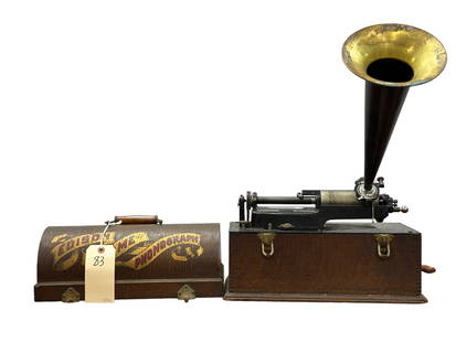 Antique Thomas Edison Phonograph Auction