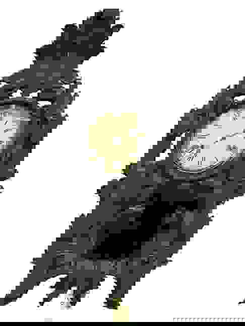 E.j. Swigart Wood Carved Wall Clock Auction