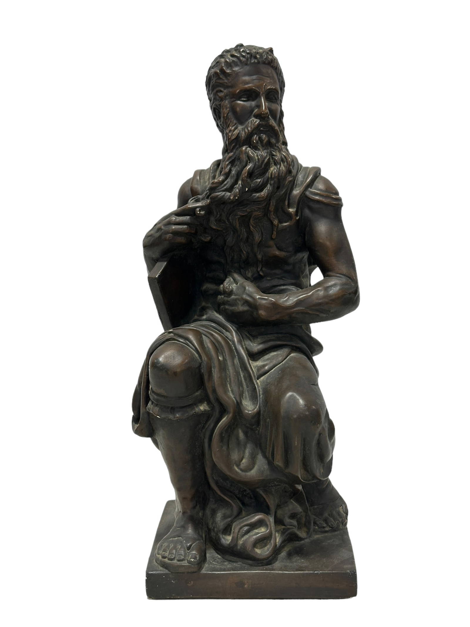 Marwal Chalkware "moses" Sculpture Auction