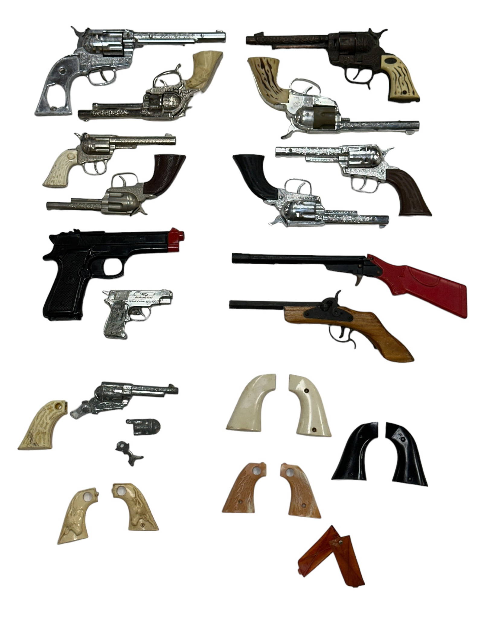 Group Of Cap Guns, Parts & Accessories Auction