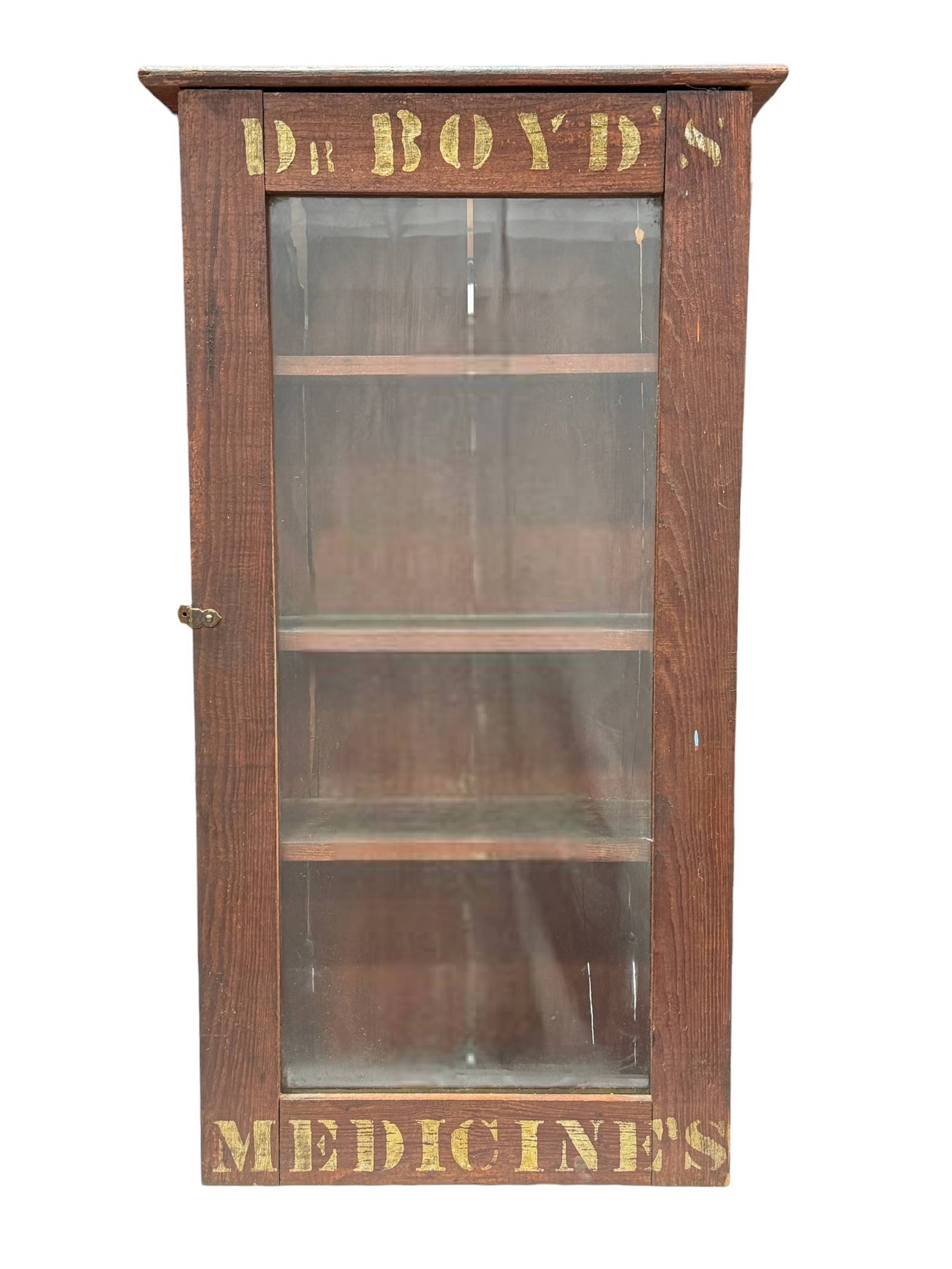 Primitive "dr. Boys Medicine" Cabinet Auction