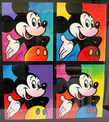 Peter Max "disney: Mickey Mouse Suite" Serigraph