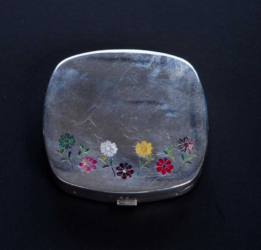 Cartier Sterling & Enamel Compact