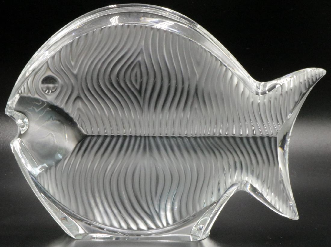 Baccarat Crystal Fish Figure