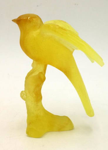 Daum Pate de Verre Crystal Bird - Aug 27, 2018 | Antiques & Art ...