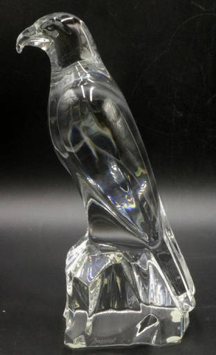 Baccarat "falcon" Crystal Sculpture