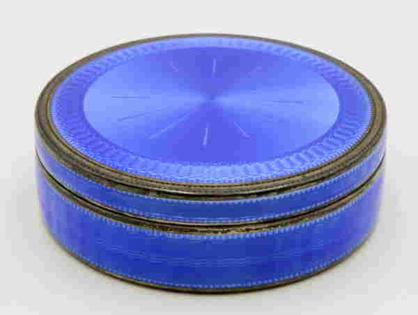 Antique French Guilloche Enamel Sterling Compact Box - Mar 04, 2019 ...