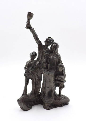 Phillip Ratner (20th C.) Bronze Group