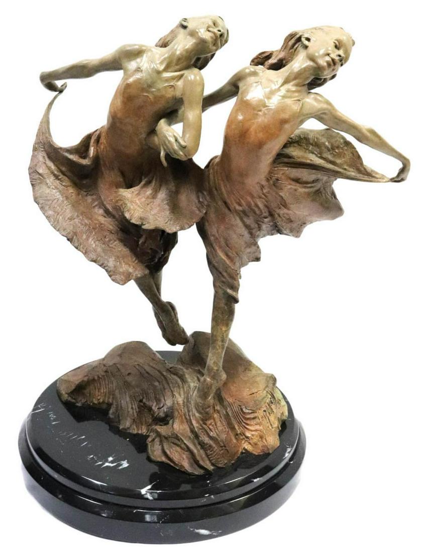 Richard MacDonald "Sisters" Bronze Sculpture - Sep 28, 2020 | Antiques ...