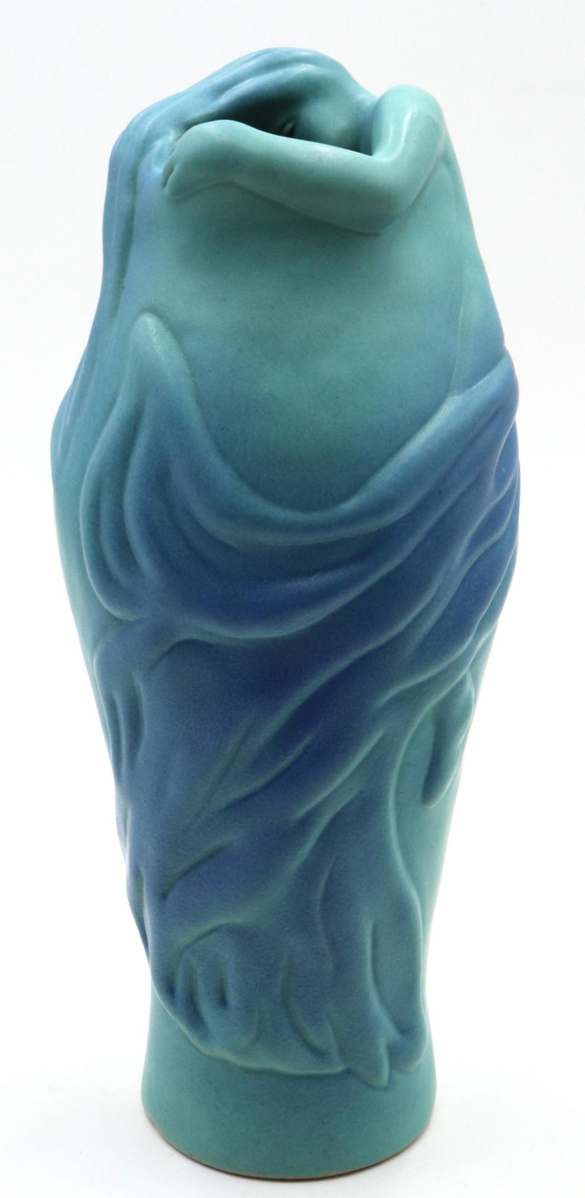 Van Briggle "lorelei" Turquoise Pottery Vase
