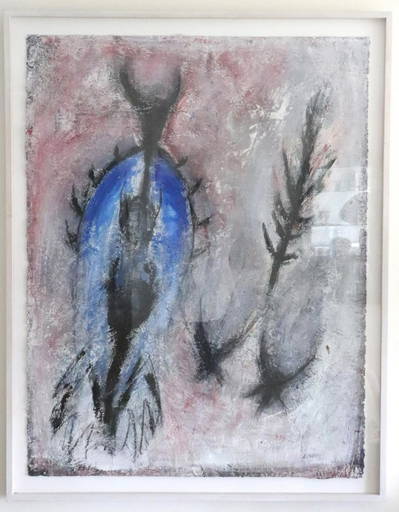 Susan Laufer "Monuments & Artifacts #11" Acrylic on Paper (#0092) on ...