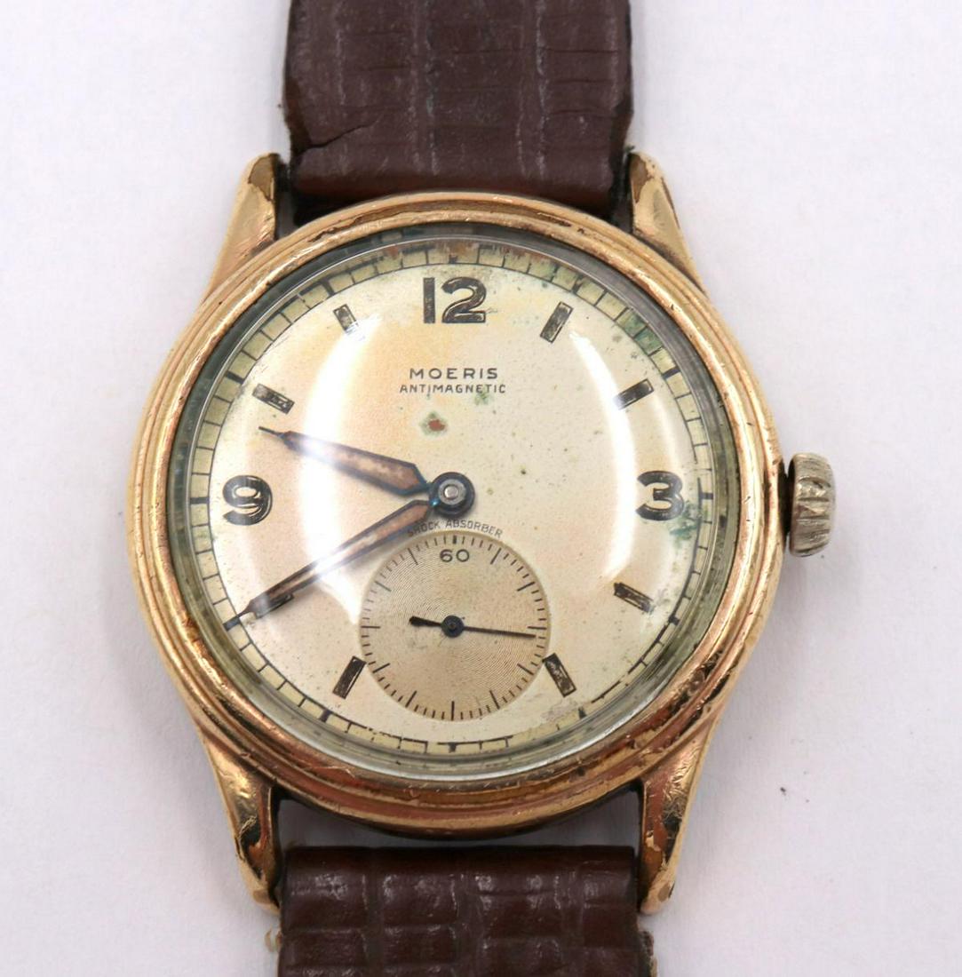 Moeris 1940's Swiss Wwii Era Wristwatch