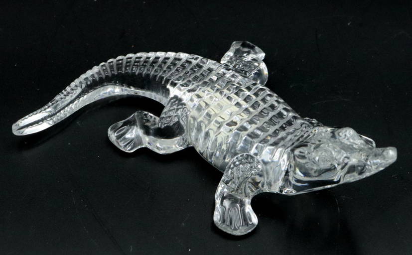 Waterford Crystal Alligator Paperweight