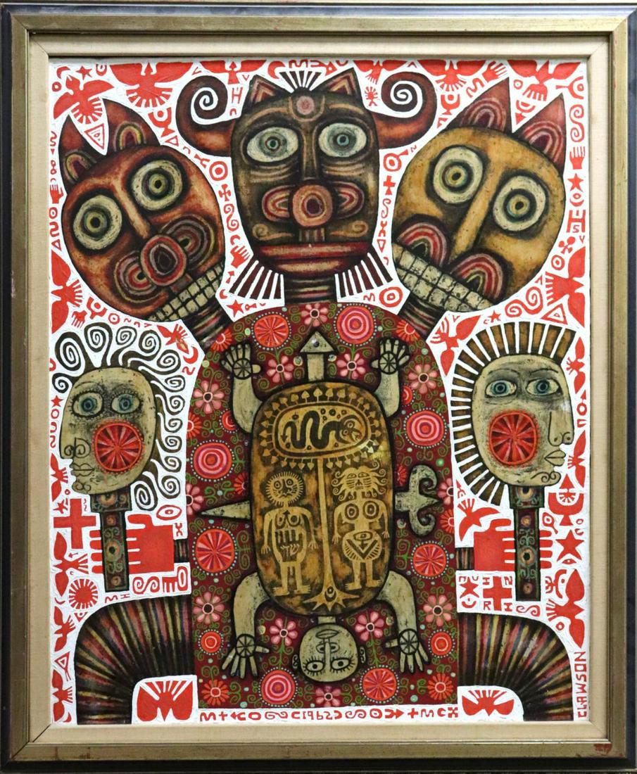 Rex Clawson (american, 1929-2007) Oil Painting On Board Auction