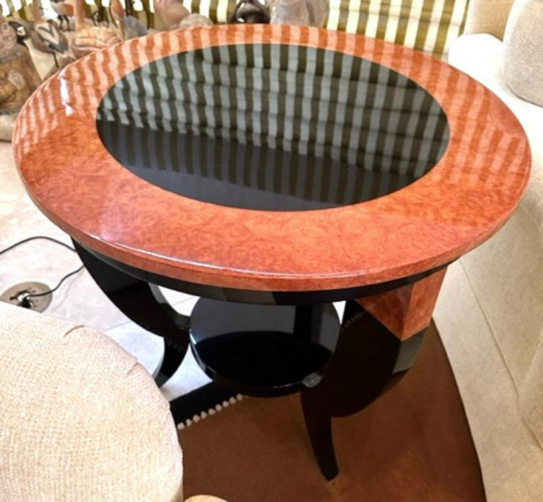 Enrique Garcia Circular Lacquered Table Auction