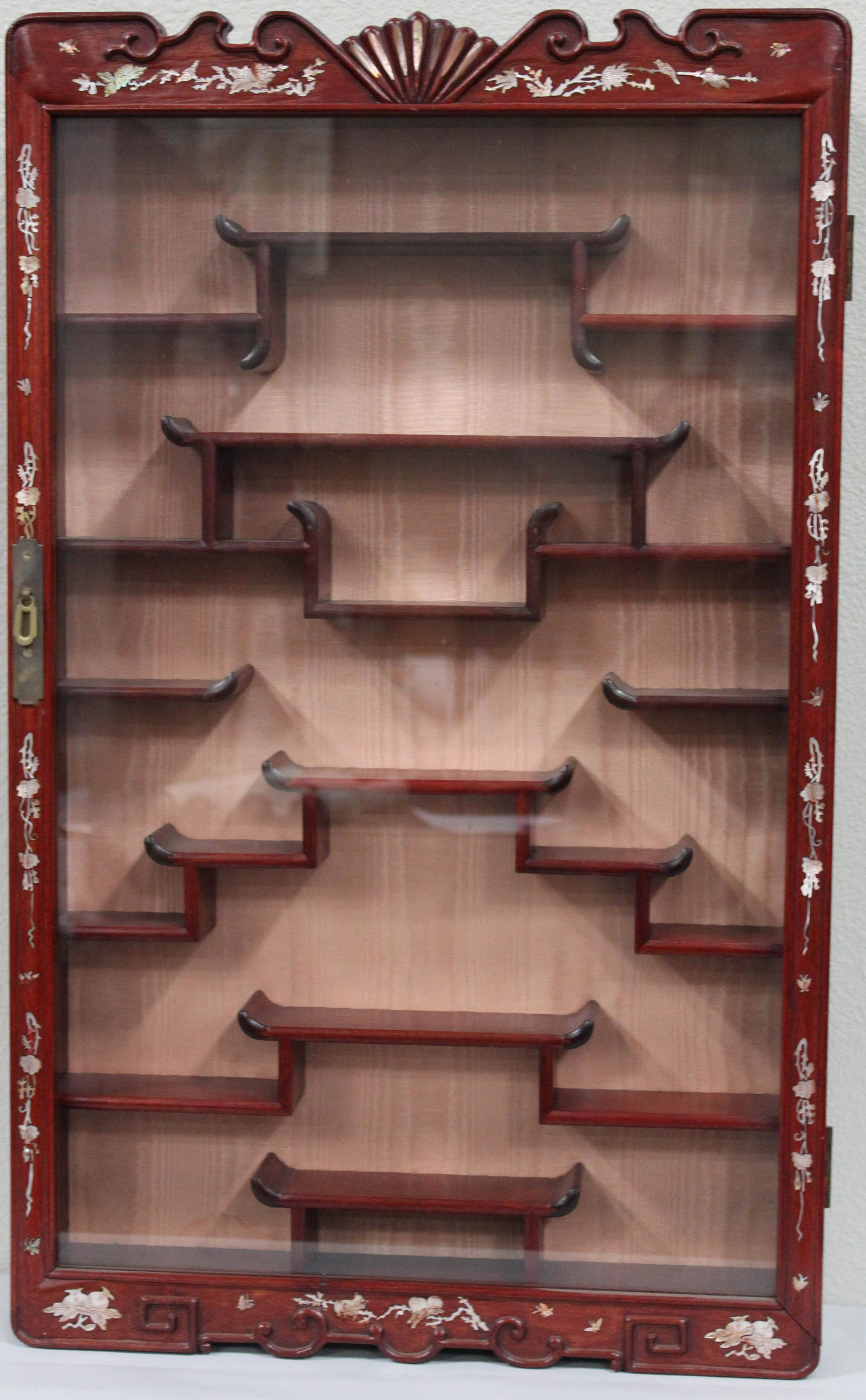 A Rosewood Snuff Bottle Display Cabinet with Mother - Dec 28, 2019 ...