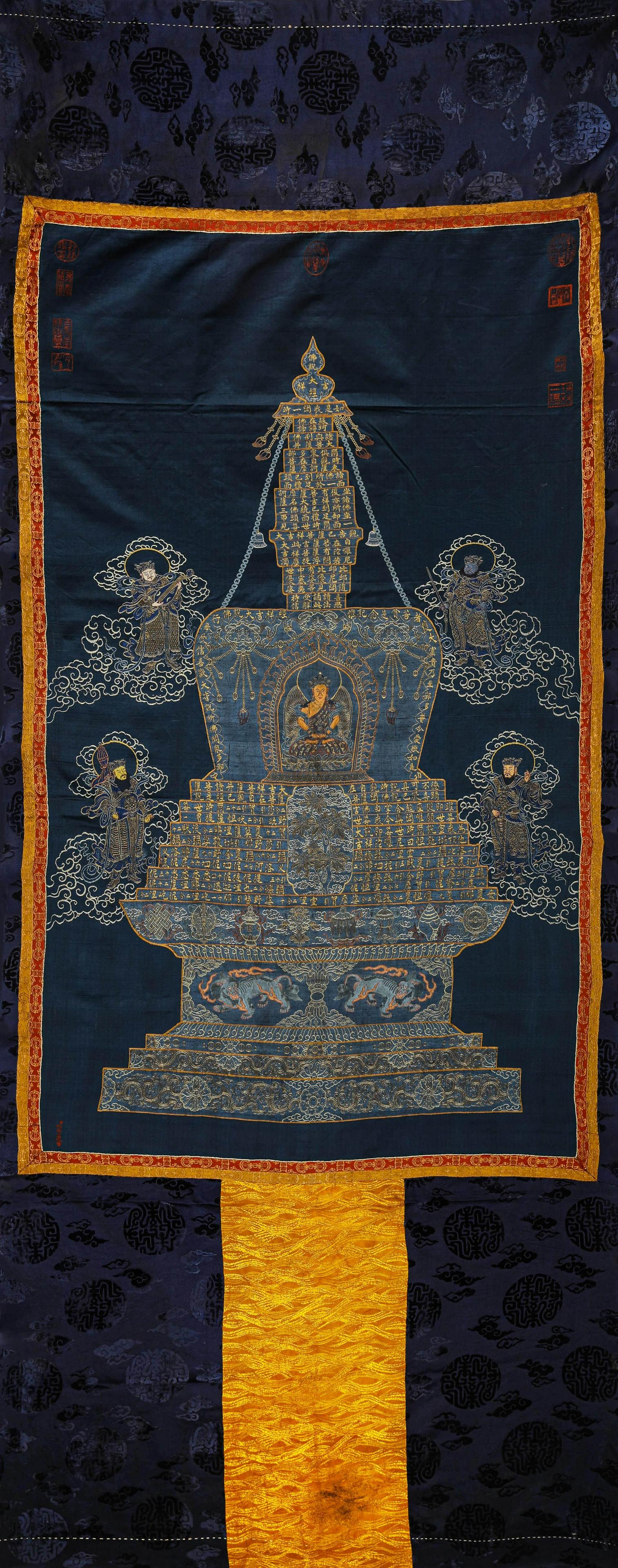 Silk Kesi Panel of Pagoda - Sep 24, 2022 | Jumbo Auction House in CA