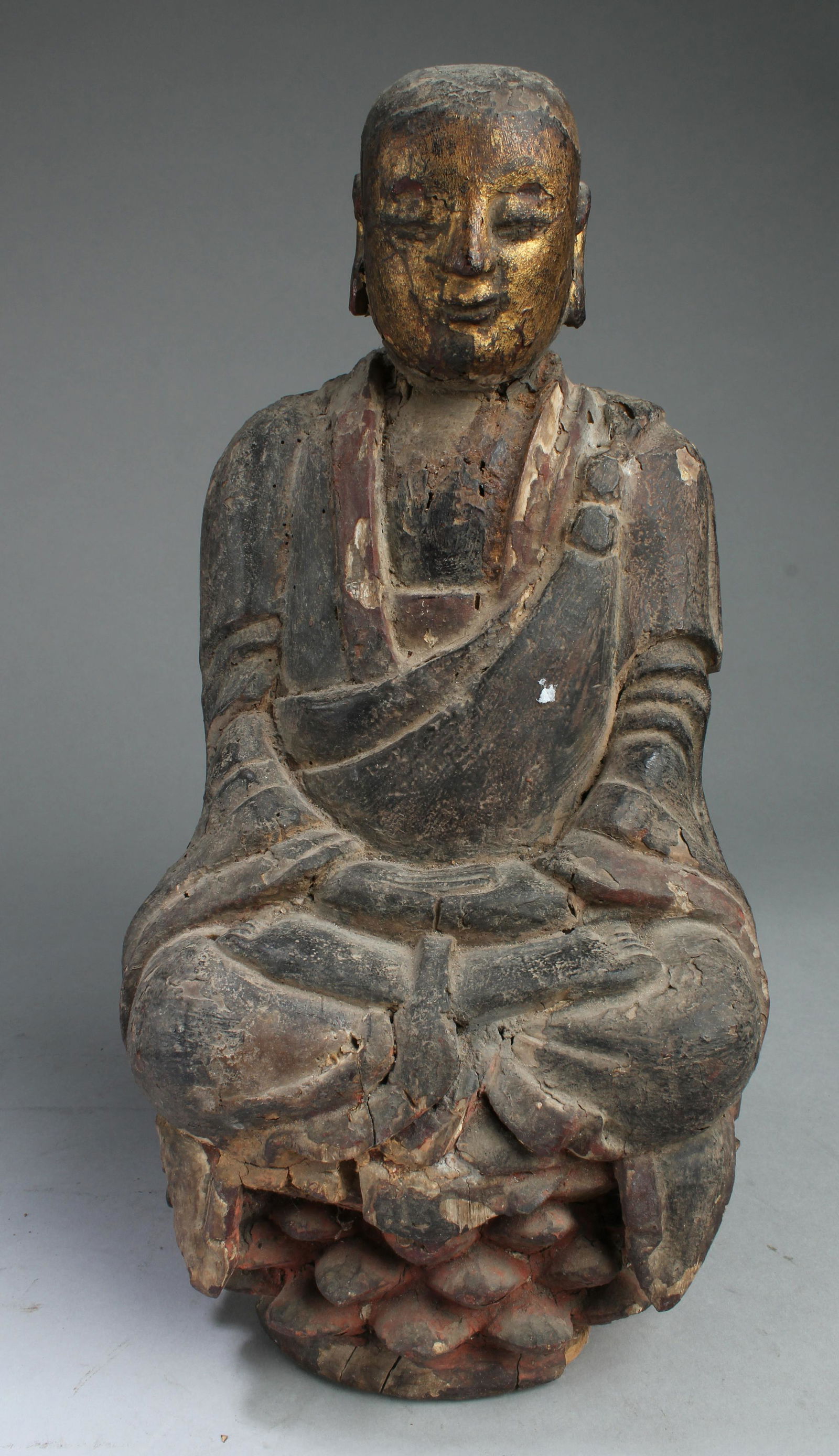 Antique Chinese Wood Carved Bodhisattva Statue - Dec 03, 2022 | Jumbo ...