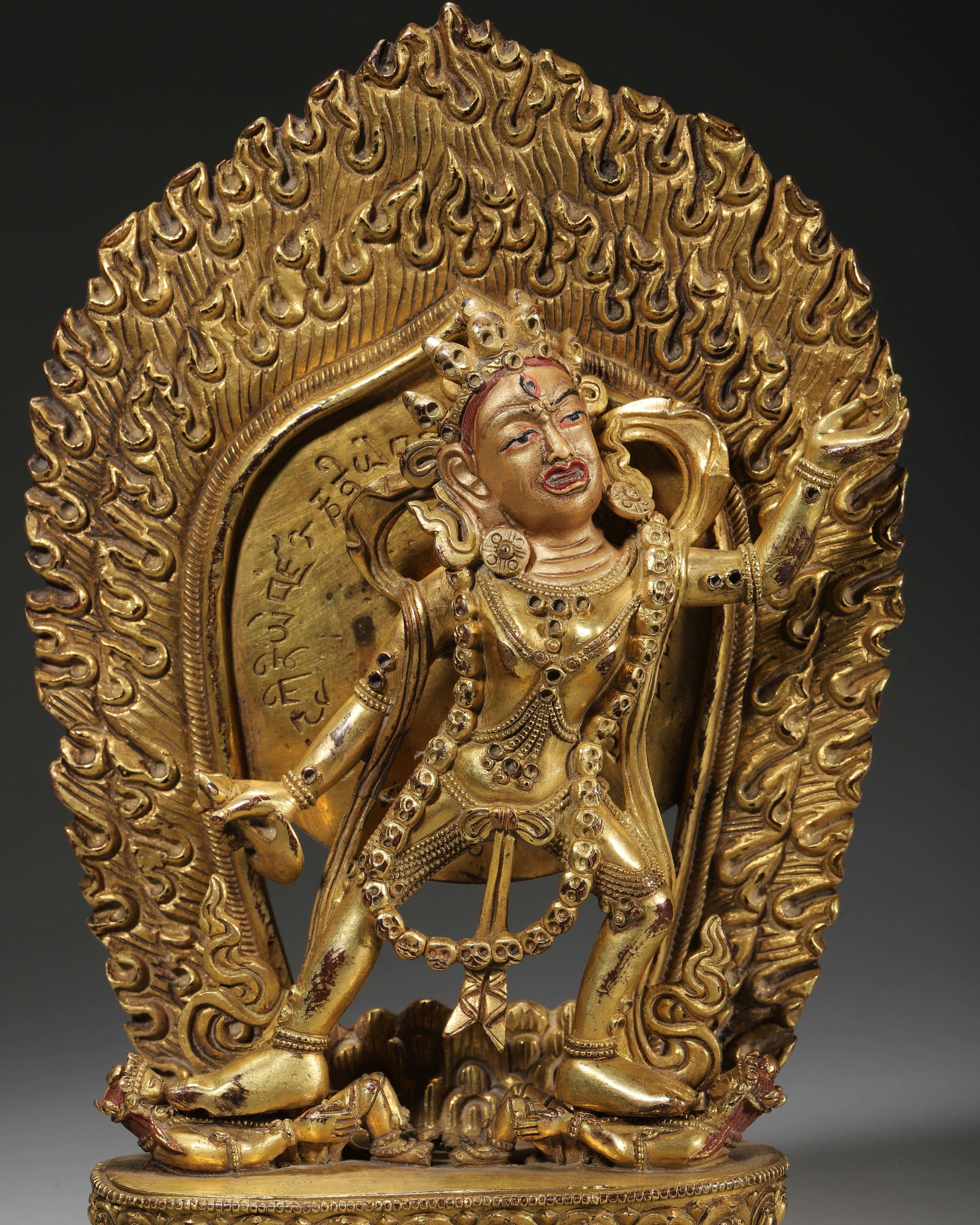 18th-19th Century Gilt-copper Statue Of Dakini With Original Seal And ...