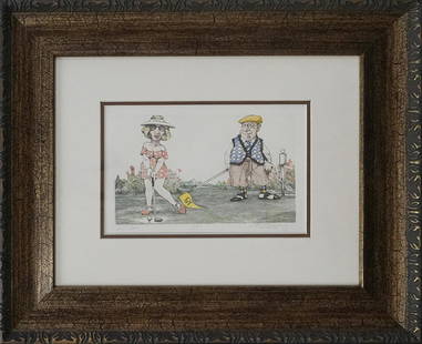 Charles Bragg, Meyer The Flyer, Lithograph