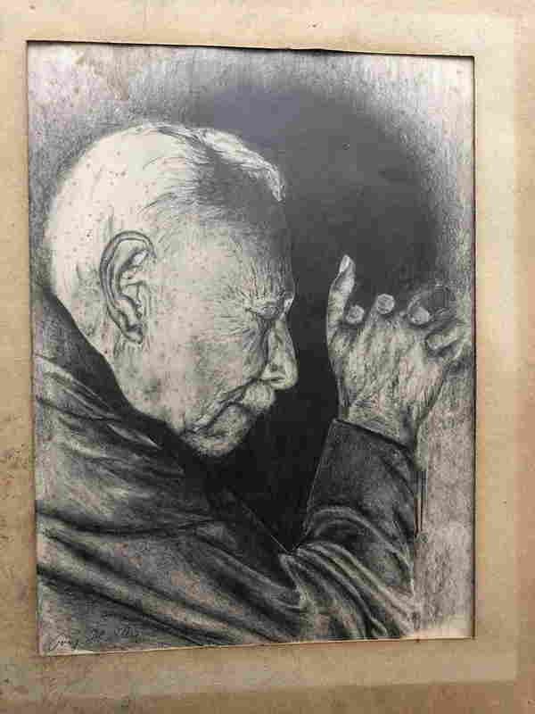 Original drawing by Adolf Hitler p Artist: Adolf Hitler original ...