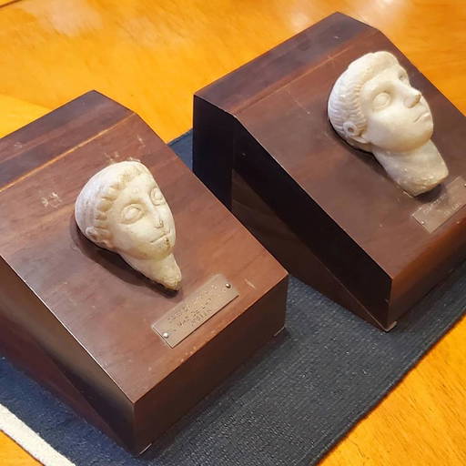Rare And Unique Marble Sculpture Heads, Ruins Of Carthage. 1st Century ...