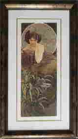 Print, Alphonse Mucha - Jan 21, 2018 | Clars Auction Gallery in CA