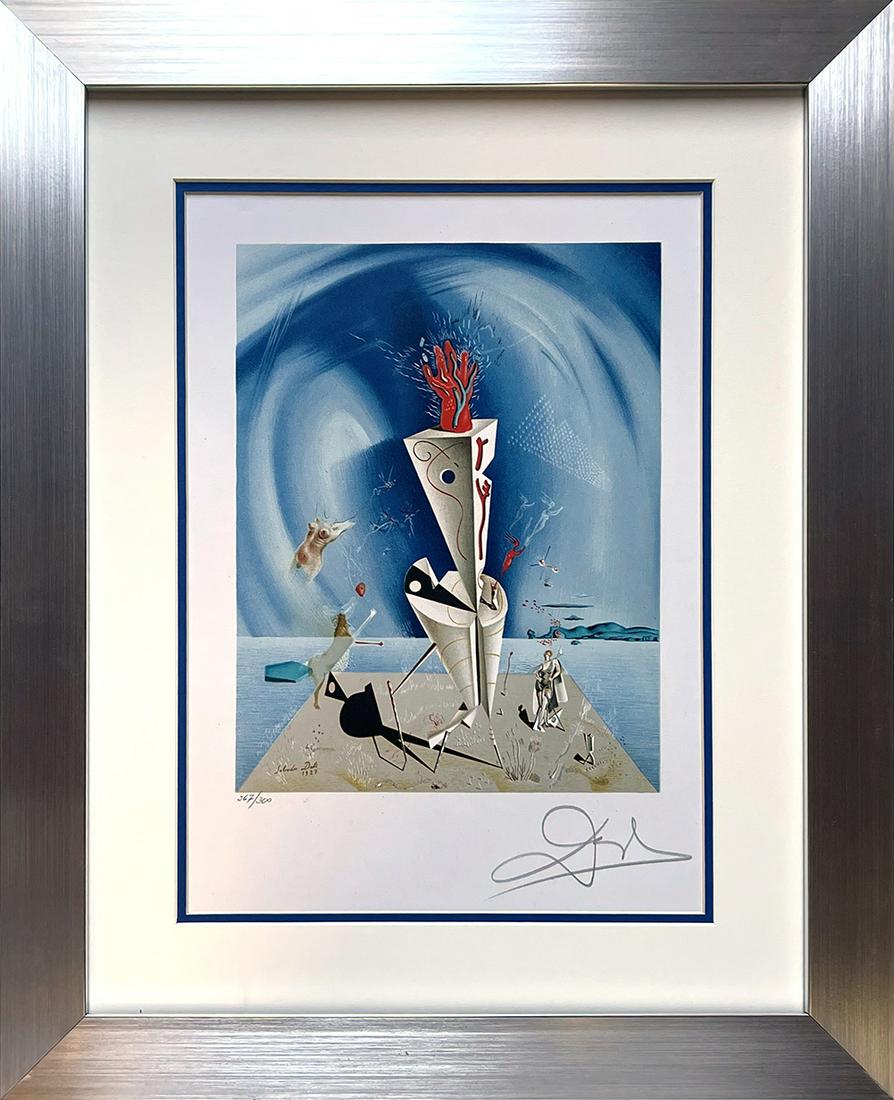 A Salvador Dali Limited edition hand signed and numbered Lithograph ...