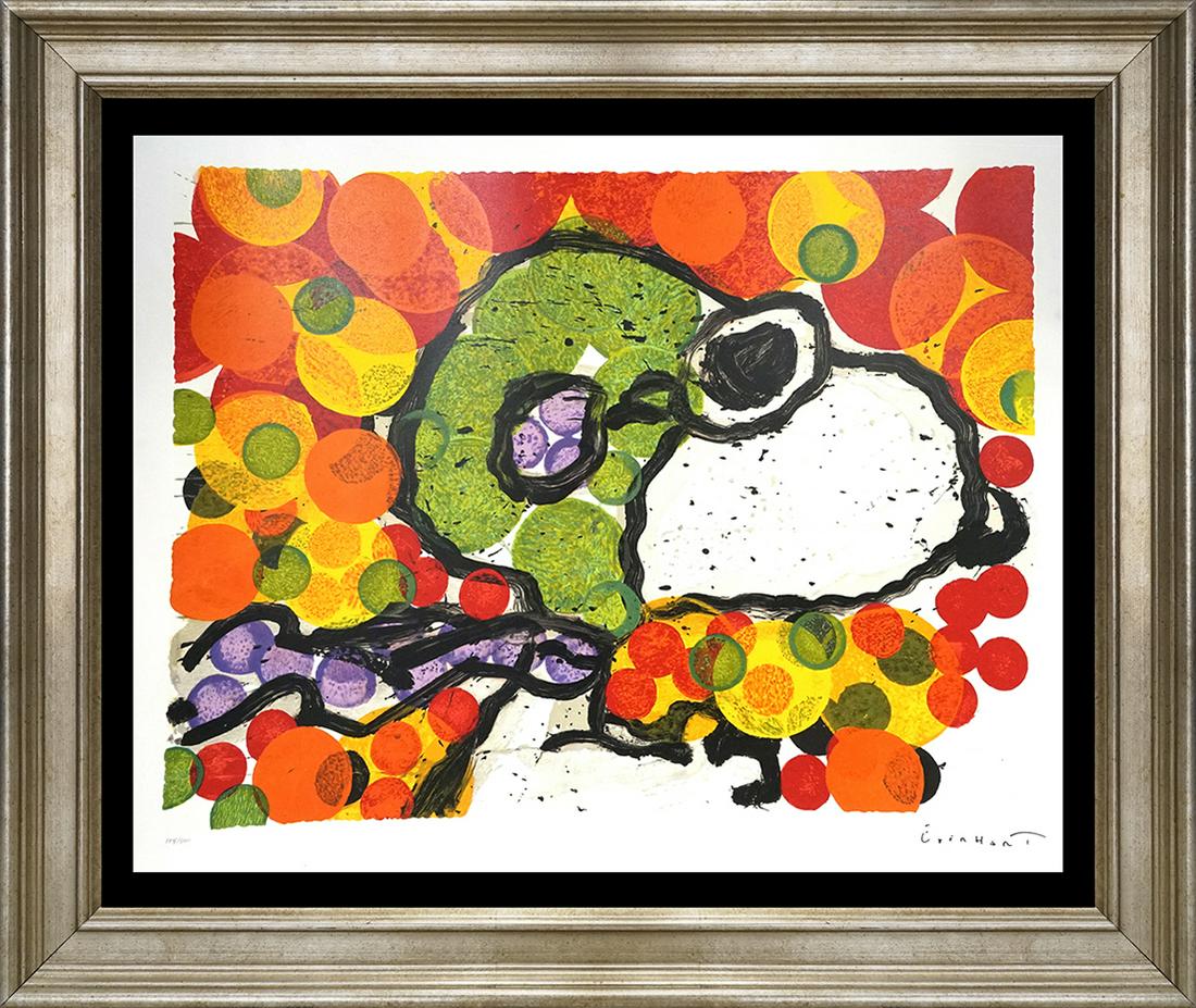 Original Lithograph Tom Everhart Snoopy Limited Edition Synchronize my ...