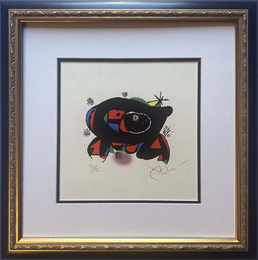 B Joan Miro Hand Signed And Numbered Limited Edition Lithograph 34 Of ...