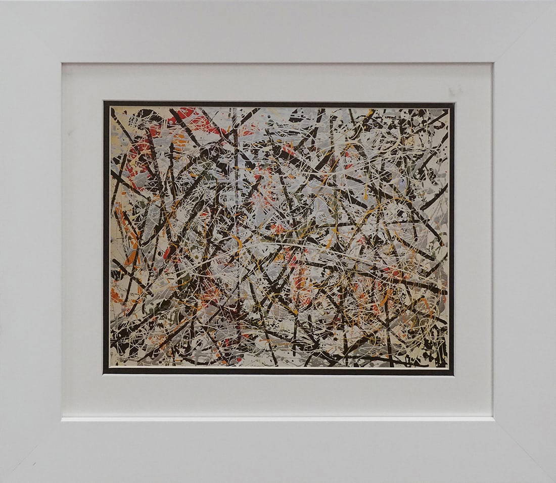 Jackson Pollock Color Plate Lithograph After Pollock Auction