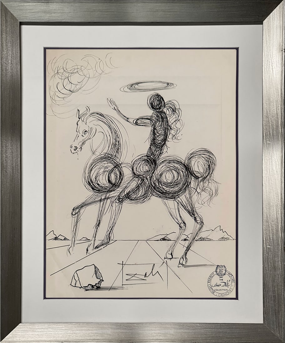 Salvador Dali Original Drawing Ink On Paper By Salvador Dali Circa 1958 ...