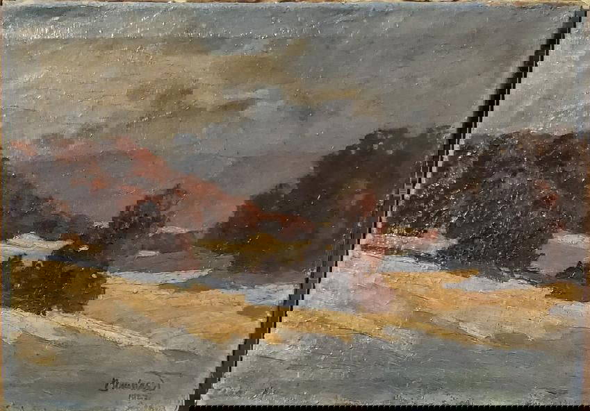 Paul Louis Bouchard 1853 1937 Original Oil Auction