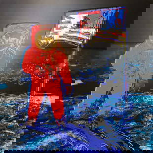 Andy Warhol Silk Screen "the Moonwalk"