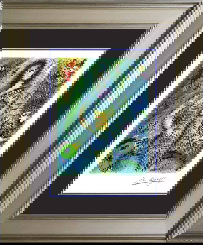 Marc Chagall Circus Fan Dancer Marc Chagall Limited Edition After ...