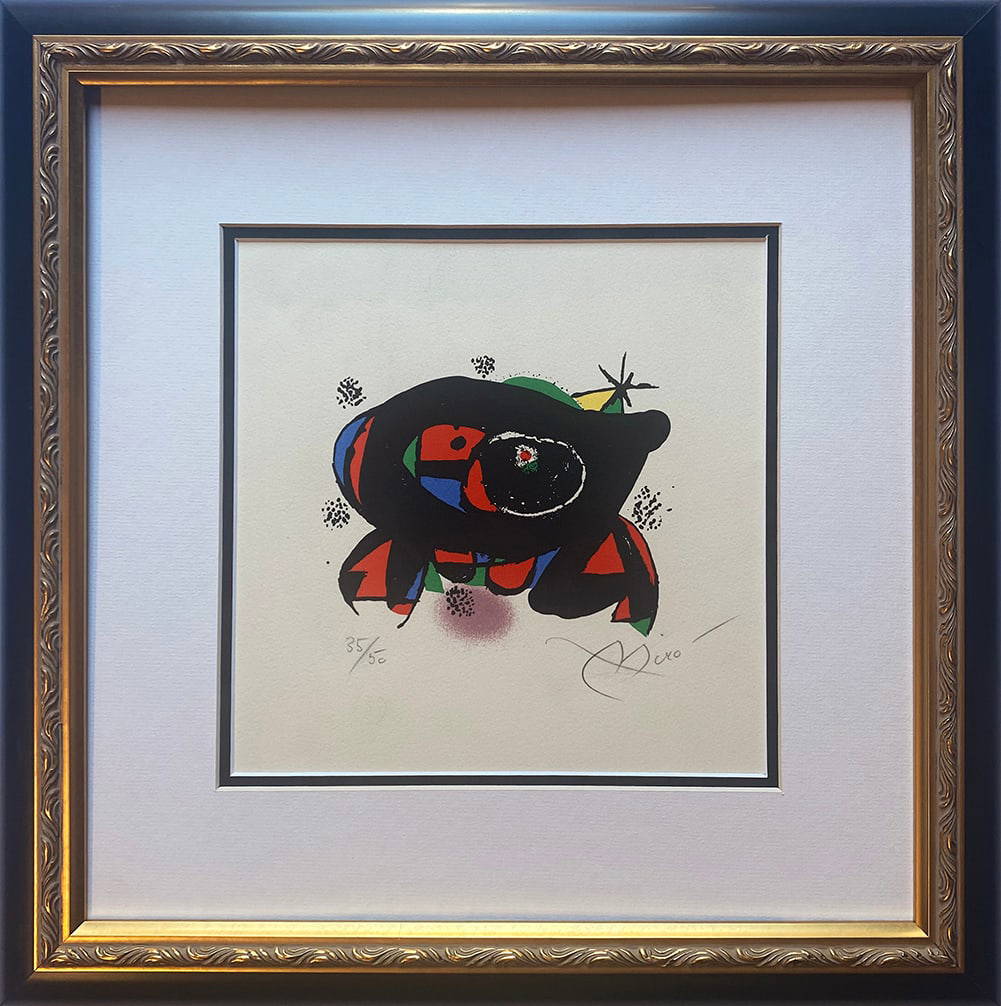 Joan Miro Hand Signed And Numbered Limited Edition Original Lithograph ...