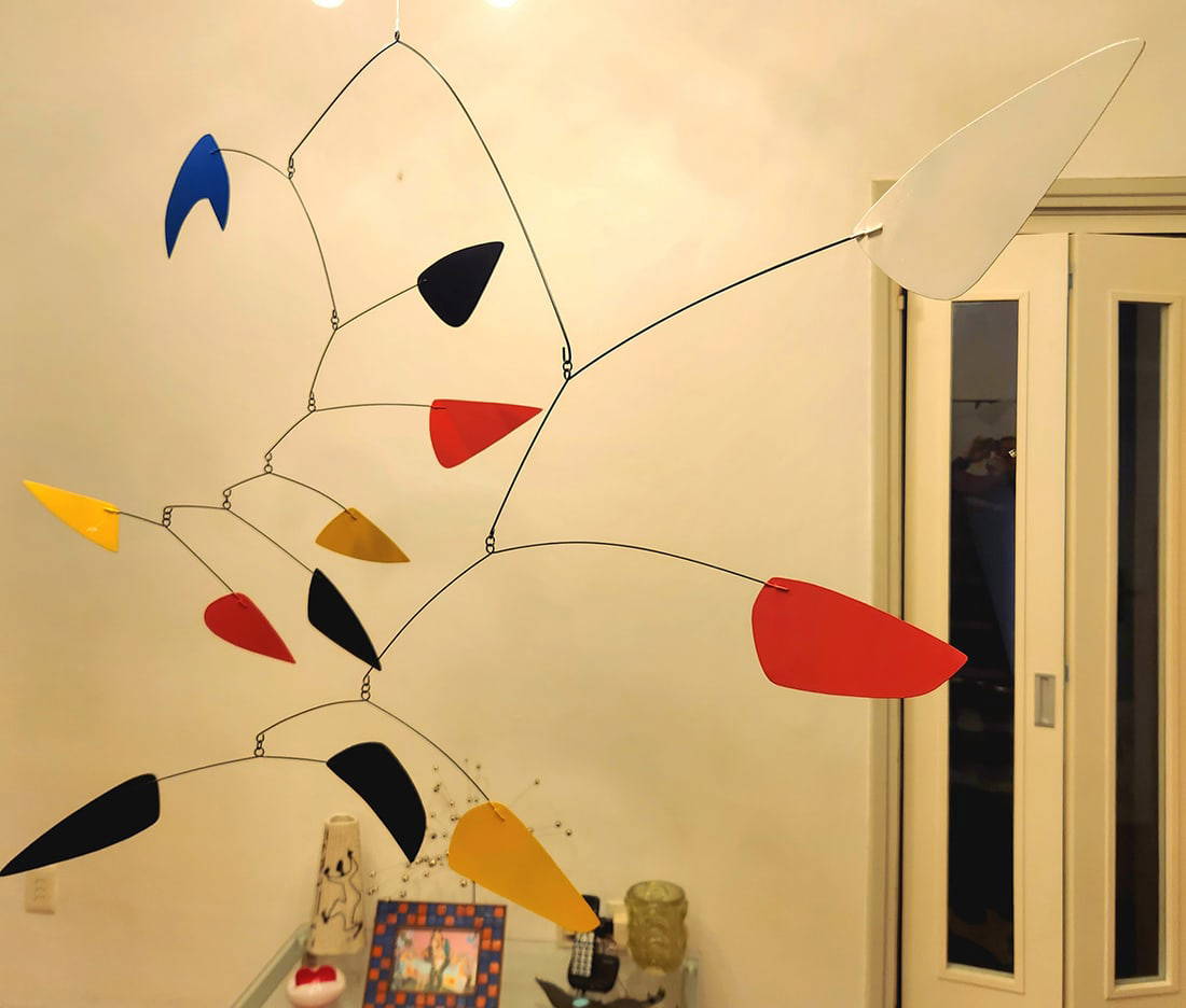 Very Large Vintage Alexander Calder Inspired Mobile 60"x41'' Perhaps No ...