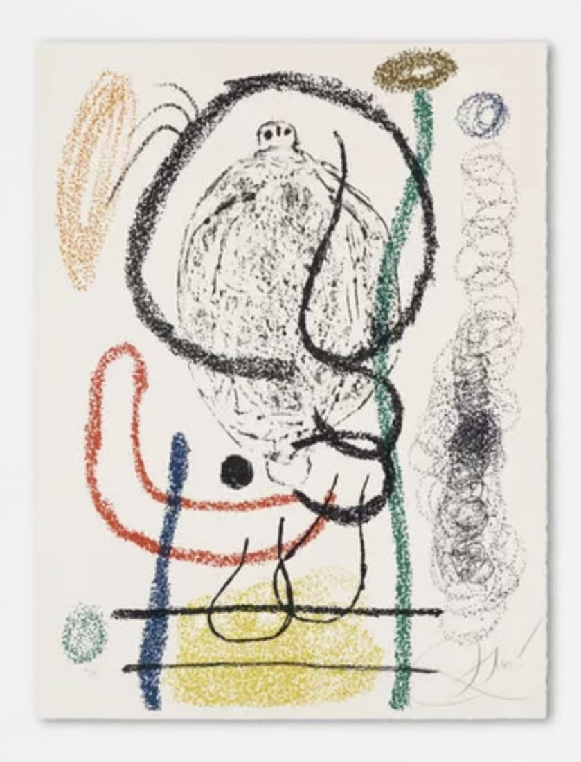Joan Miro Limited Edition Hand Signed And Numbered Album 21 Auction