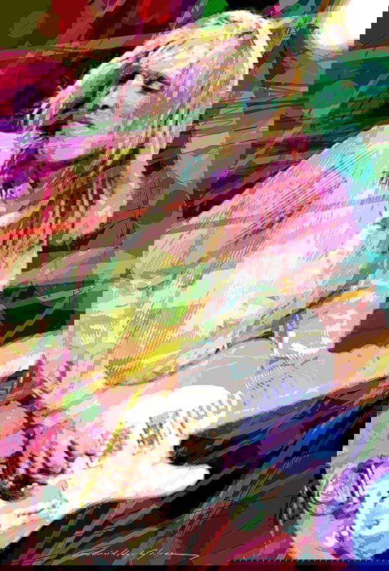 Tom Petty Hand Embellished On Canvas By David Lloyd Glover Tom Petty ...