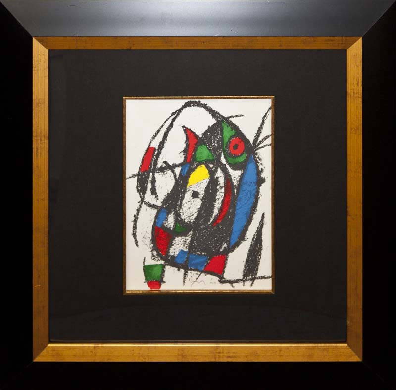 Joan Miro Hand Signed Lithograph Auction
