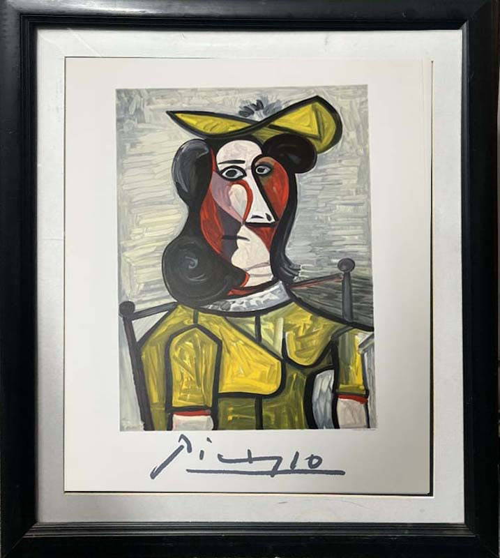 Pablo Picasso Lithograph Marina Picasso Collection From 1982. Auction